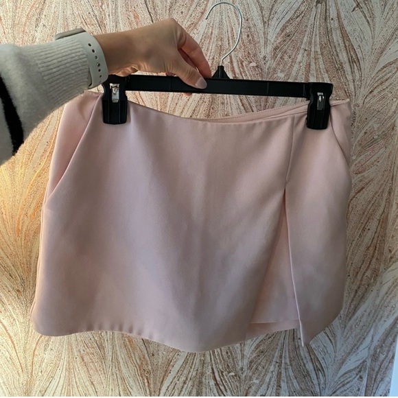 Express | Shorts | Nwt Express Editor Pale Pink Mini Skort | Poshmark